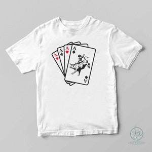 Rodeo Bronc Playing Cards Western Svg | Cowboy Svg | Ranch Western ...