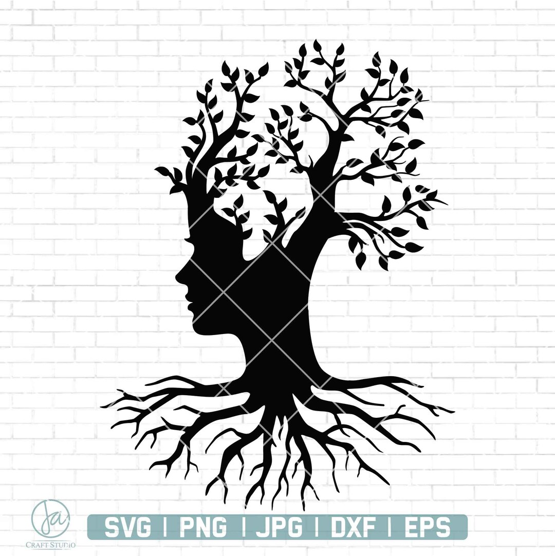 Woman Tree SVG | Women Empowerment SVG | Mother Nature SVG | Tree With ...