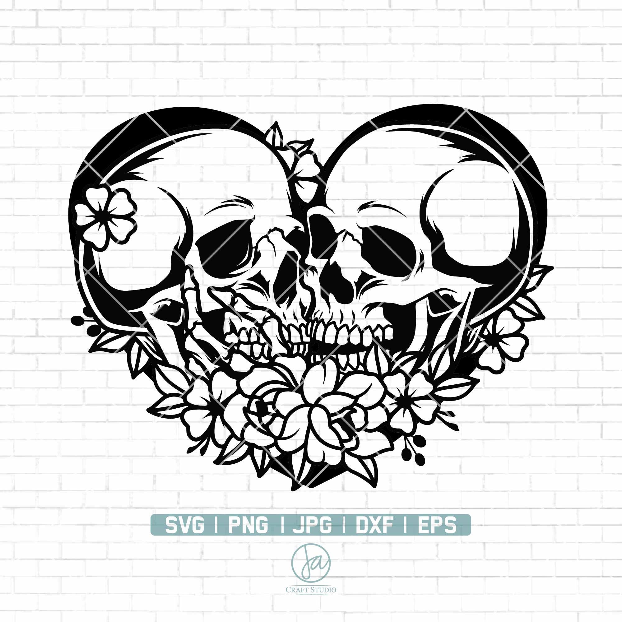 Skull Lovers SVG File Skull Lover Kiss Svg Skeleton Svg - Etsy