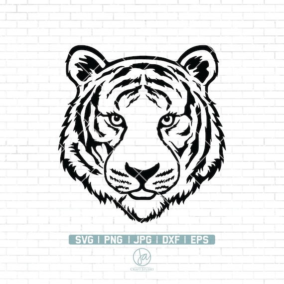 Tiger Head SVG Tiger Svg Wild Animals Svg Cute Tiger Svg - Etsy Finland