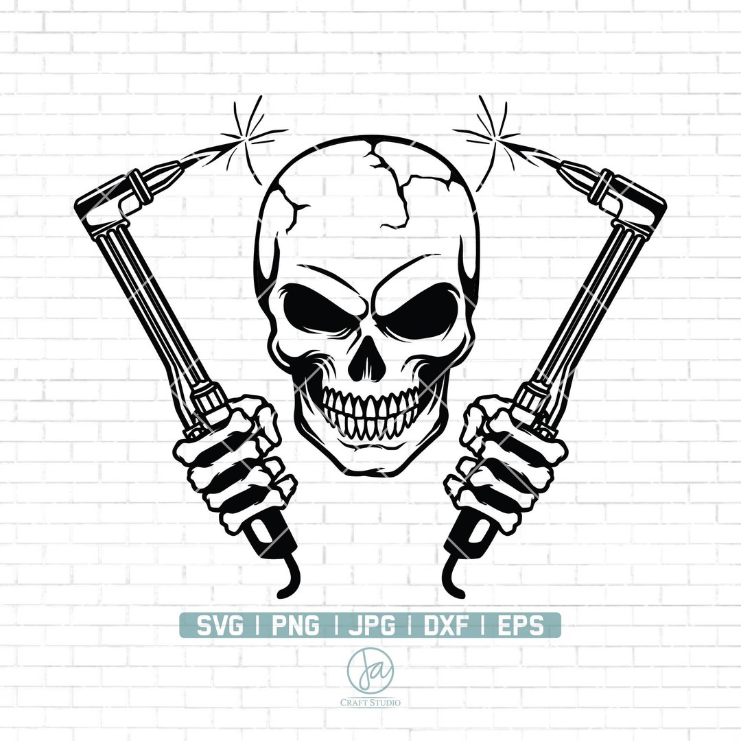 Welder Skull Svg | Welder Svg File | Welder Skull Svg | Welder ...