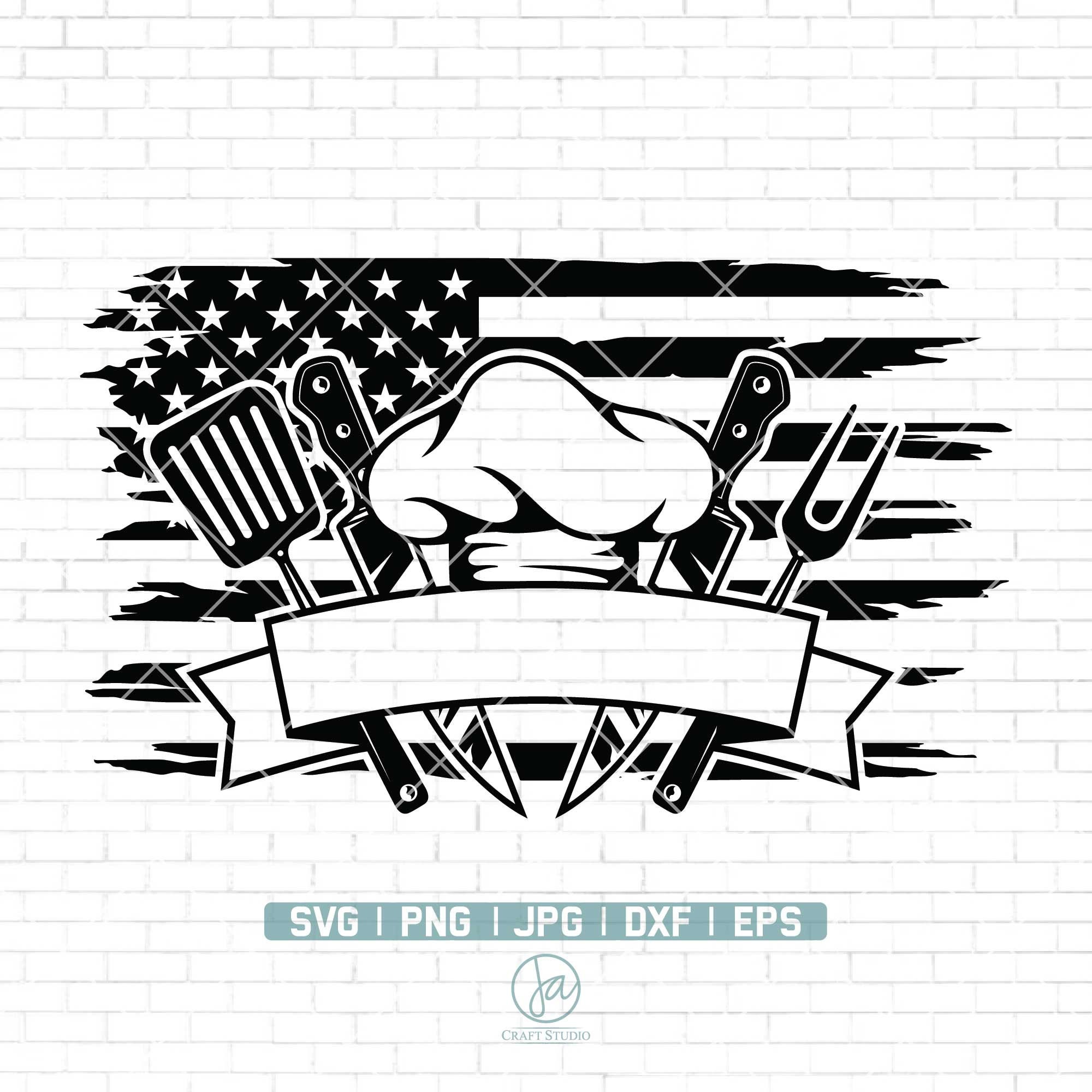 US Chef Logo SVG Chef Svg Chef Tools Svg Chef Clipart | Etsy
