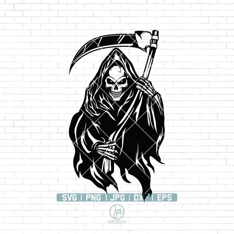Svg of Grim Reaper - Etsy