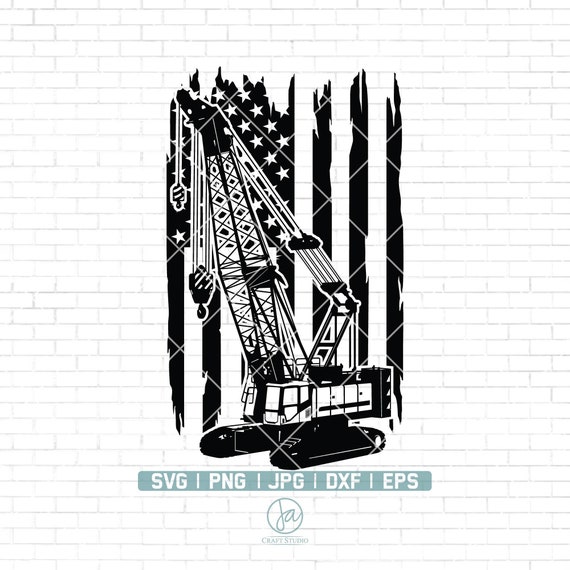 US Crane Svg Crane Clipart Crane Bundle Construction Svg | Etsy