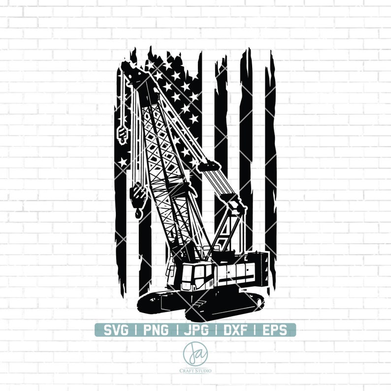 US Crane Svg Crane Clipart Crane Bundle Construction Svg | Etsy