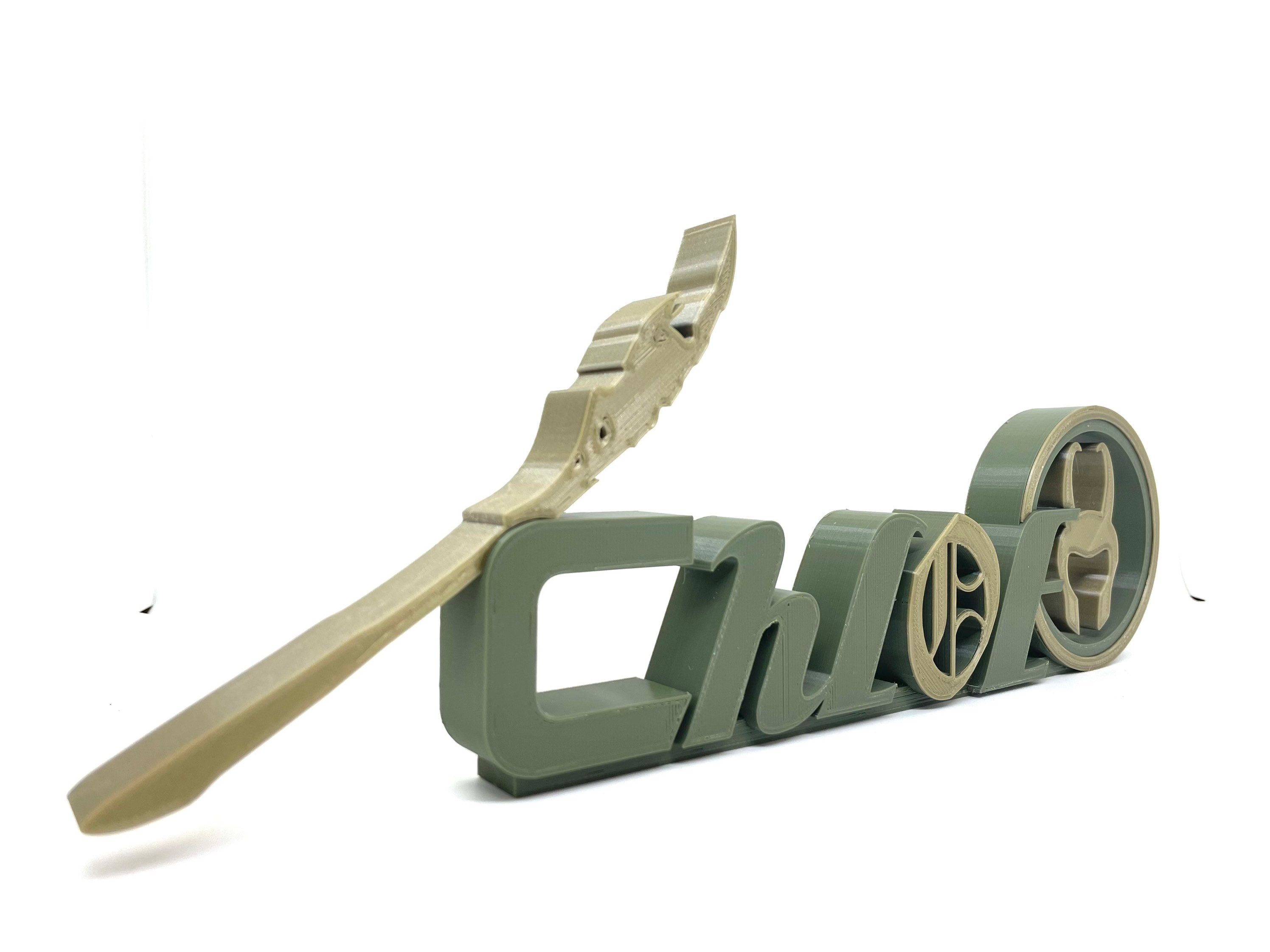 Loki Themed Name Plaque Plate 3D Printed Customise With Your Name. - Etsy