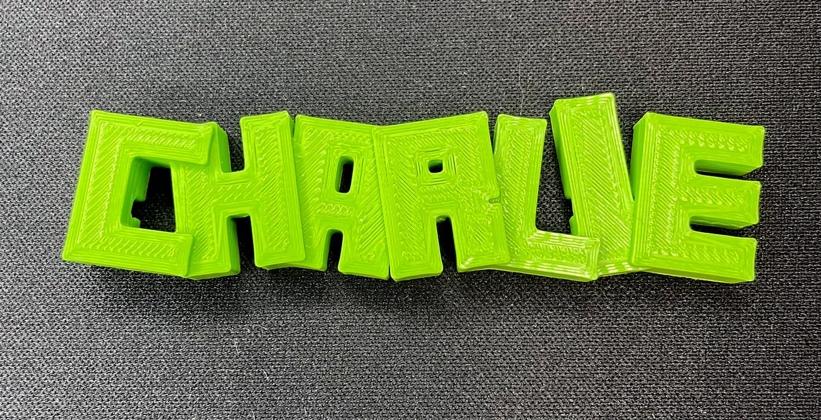 3D Printed Name Tags for Charging Cables Customizable Font and - Etsy