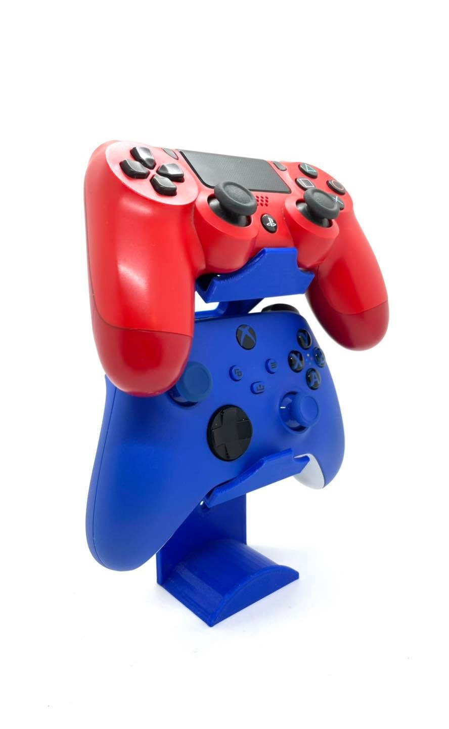 3D Printed Game Controller Stand With Headphone Hanger Wall - Etsy