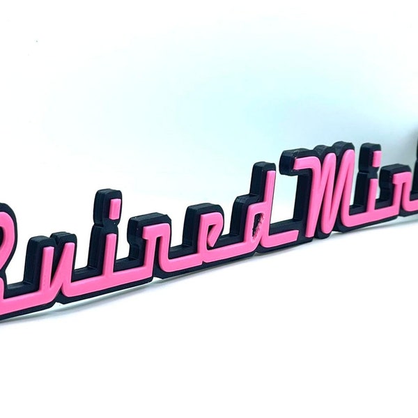 3d Printed Car Badge Custom - Etsy