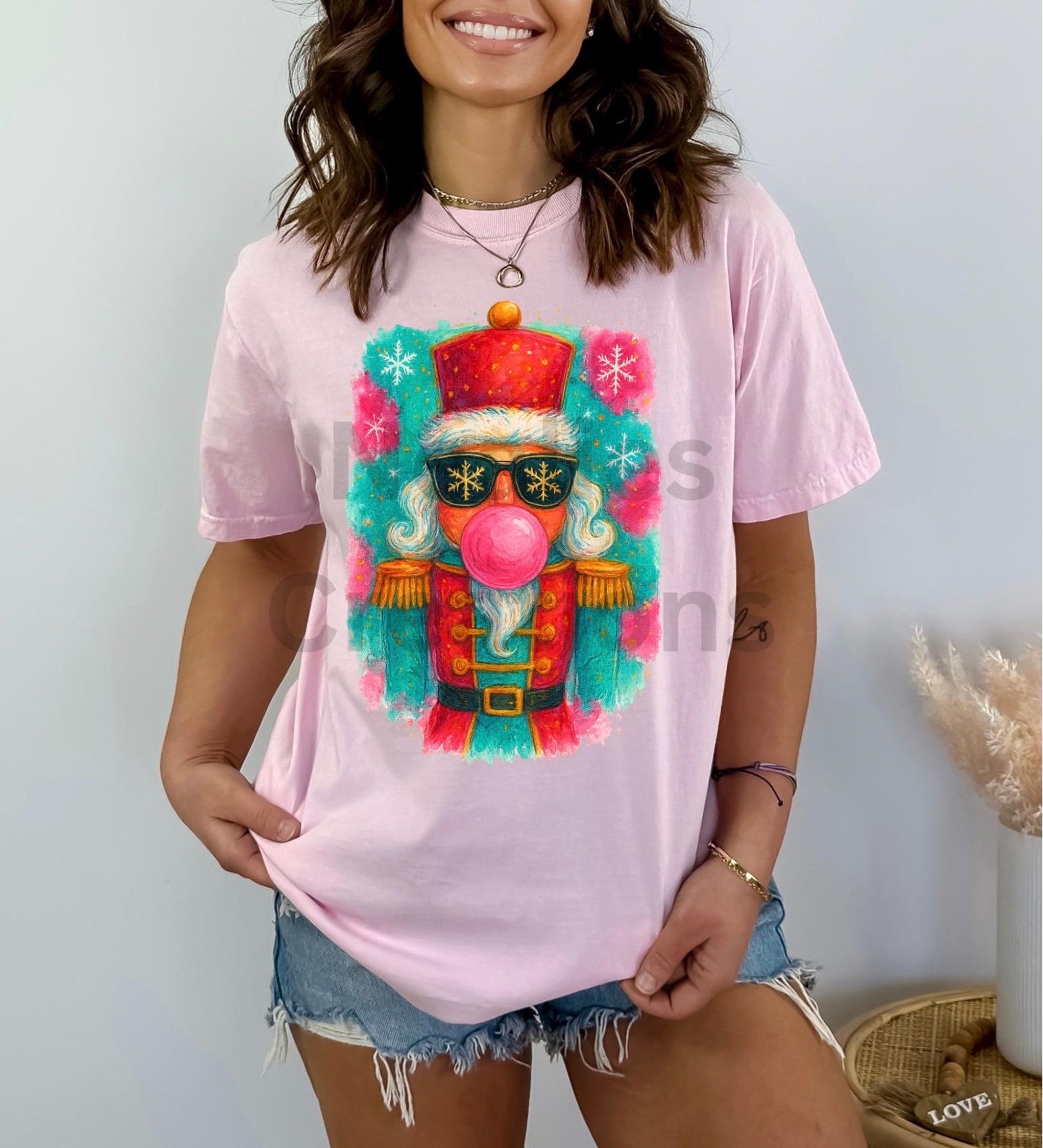 Preppy Nutcracker PNG: Pink Christmas Digital Download - Etsy