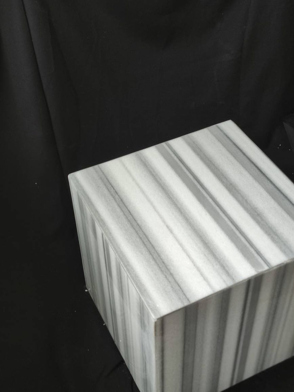 Marmara Marble Cube Coffee Table Side Table Marble Coffee | Etsy