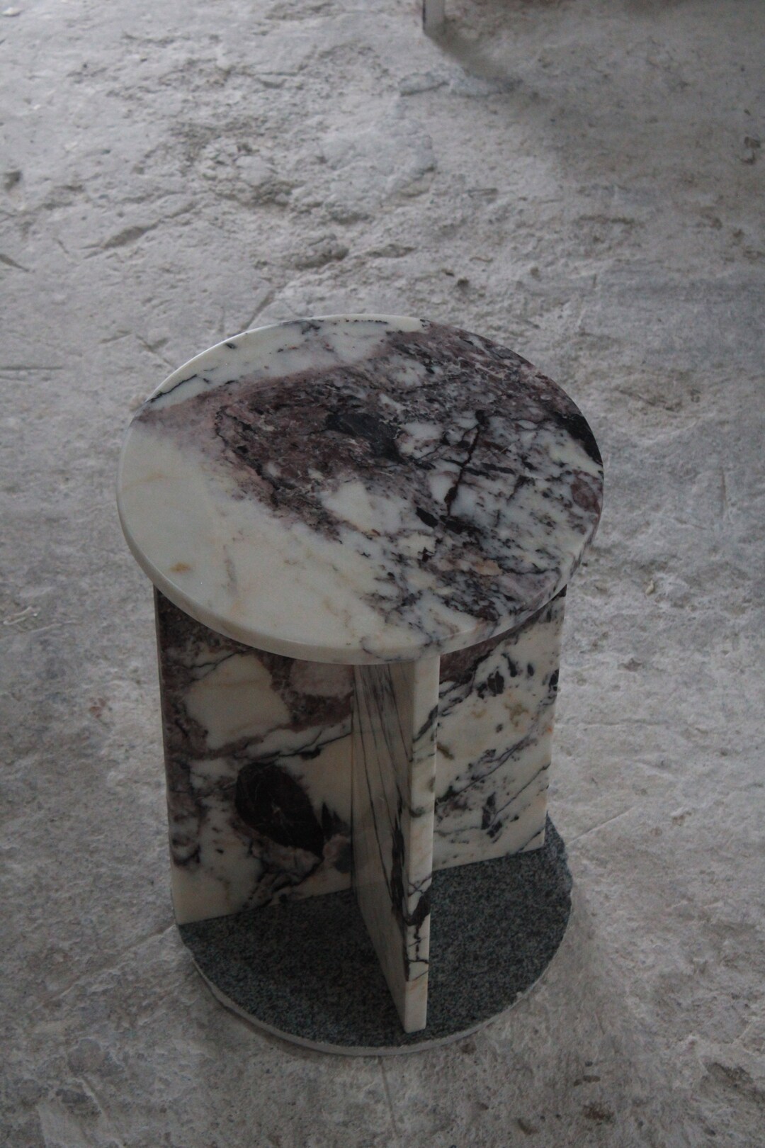 Aegean Marble ( Lilac) End Table,side Table Handmade - Etsy