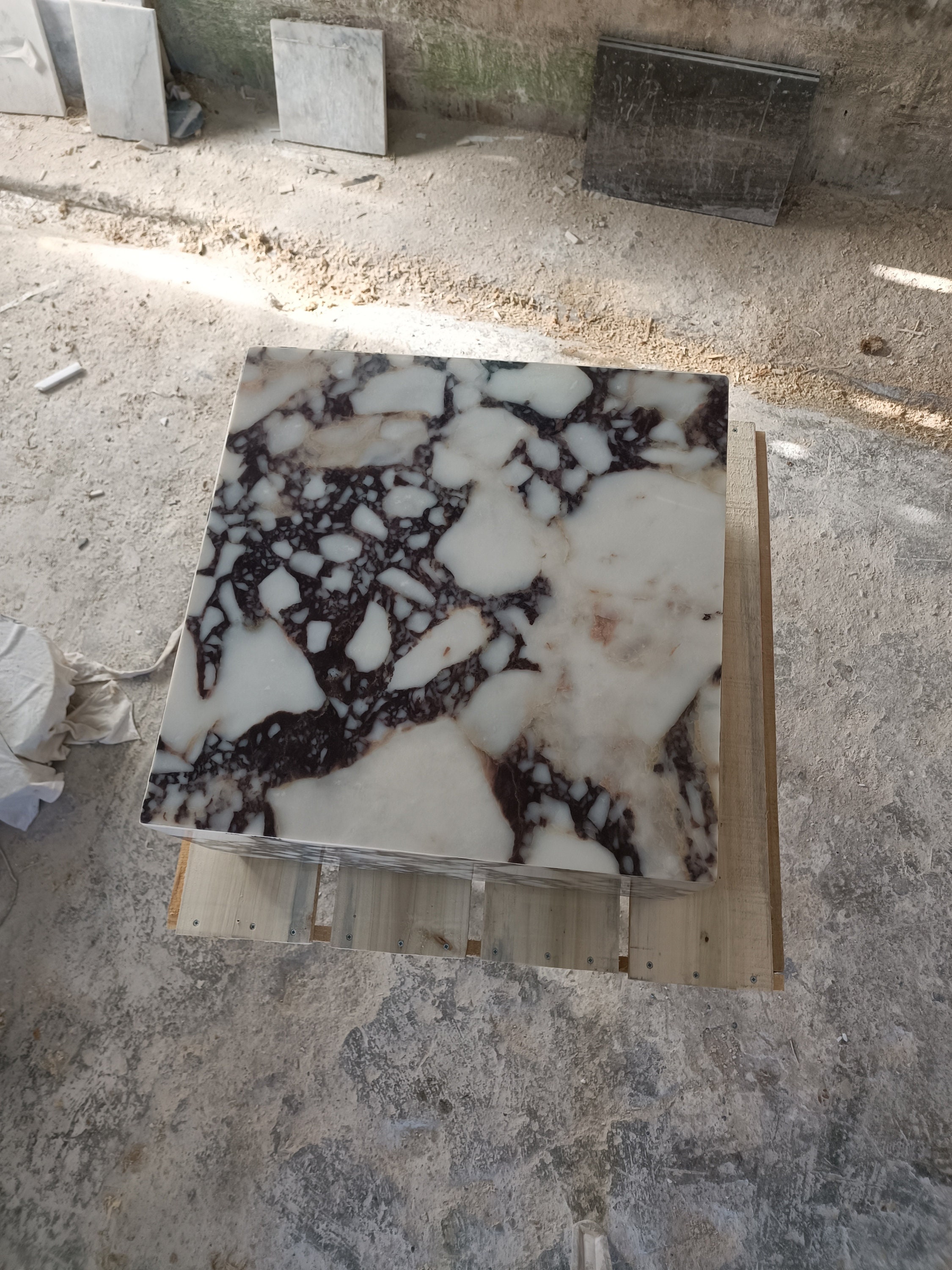 Marble Coffee Table Cube Coffee Table Block Coffee Table Etsy Uk 0576