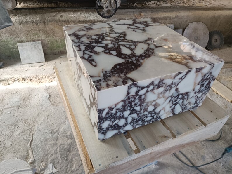 Marble Coffee Table Cube Coffee Table Block Coffee Table Etsy Uk 3659