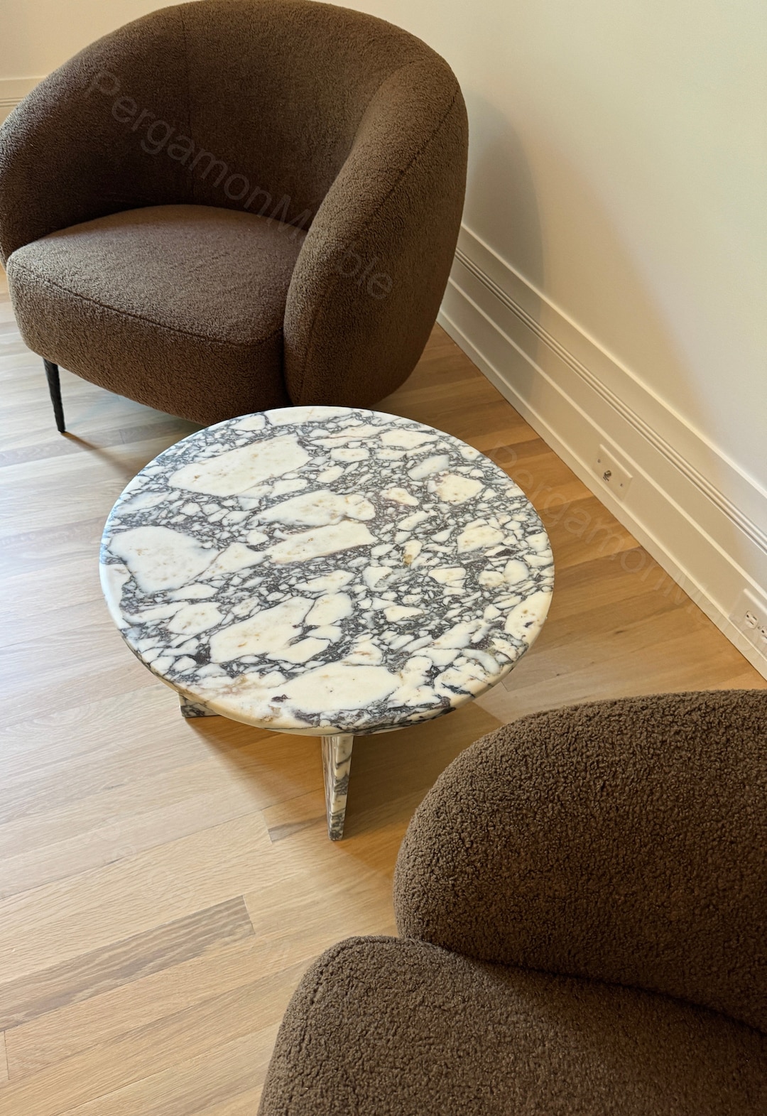 Calacatta Viola Marble Coffee Table FREE TAX USA - Etsy