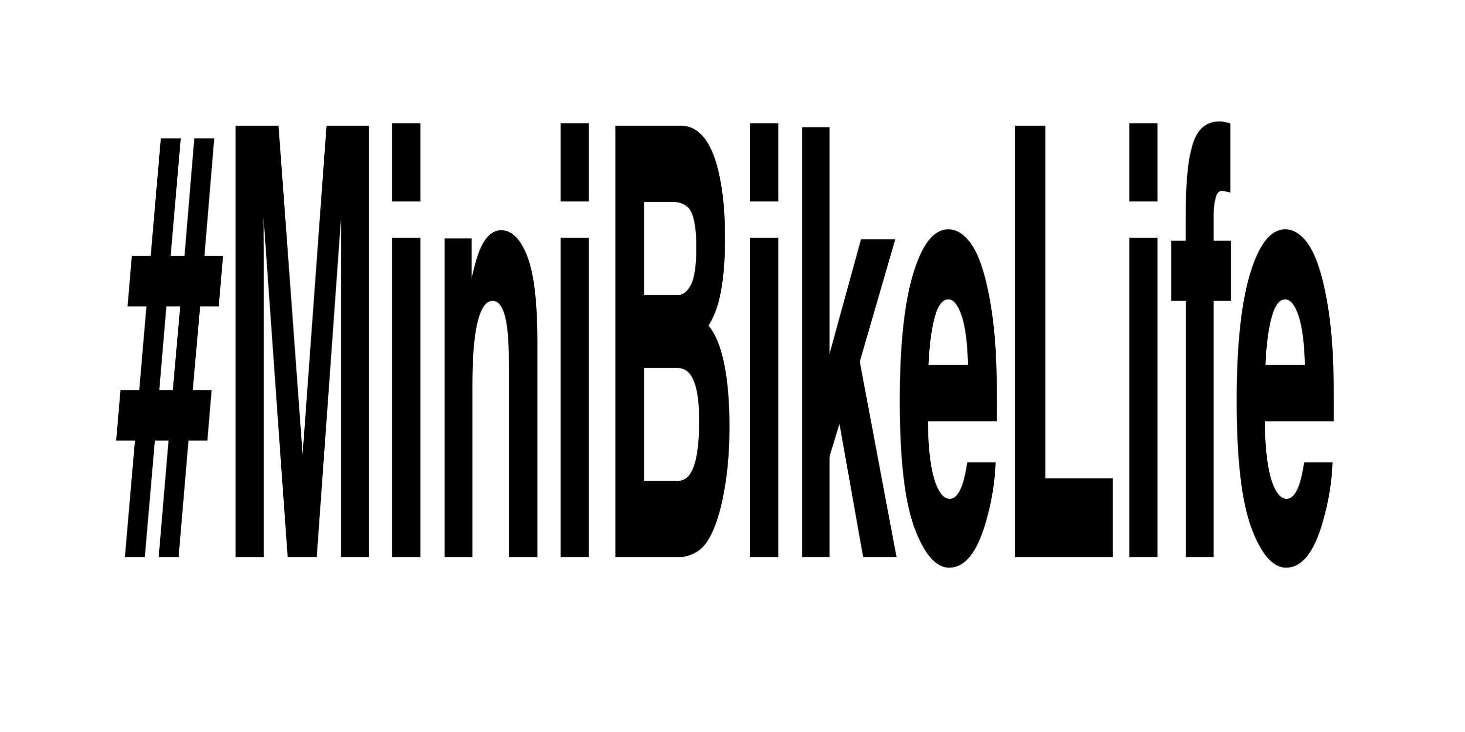 Mini Bike Life Hashtag Decal - Etsy