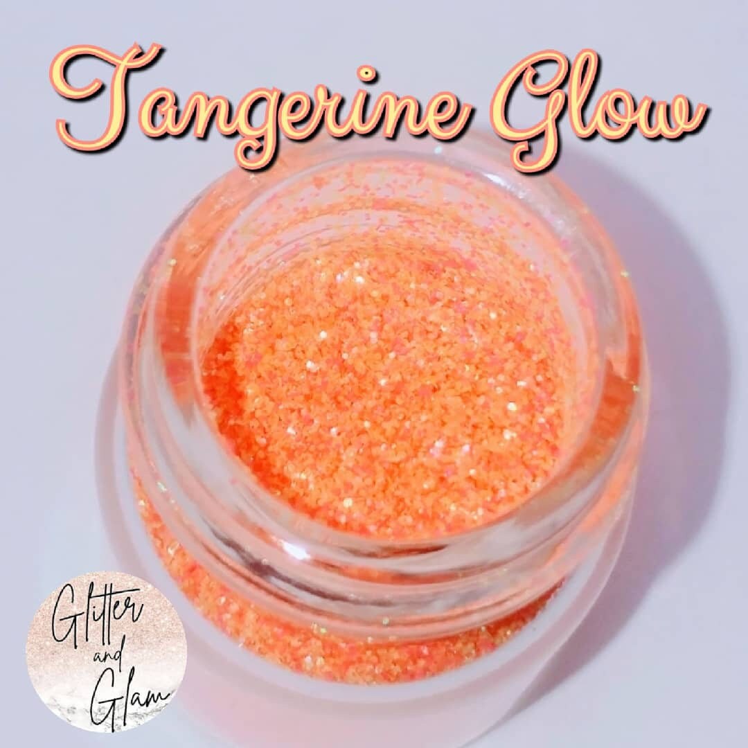 Handmade Glitter Mixes - Birthday Cake & Tangerine Glow Rainbow Glitter ...