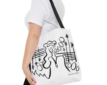 Rosalie Stoller Original Design Handbag Tote Canvas Hippie Design Hand ...