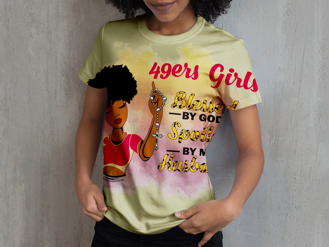 49ers Girls Football Clipart – Black Girl Graphic (svg, Eps, Dxf, Png ...