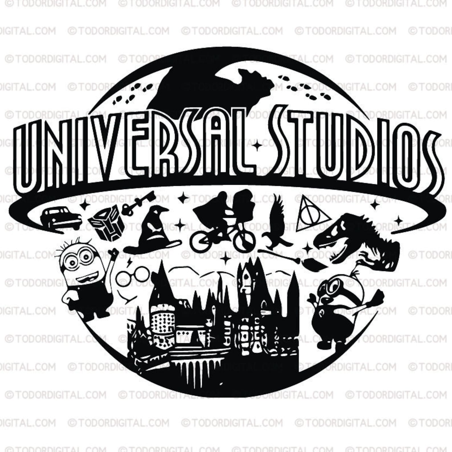 Universal Studios, Universal Studio SVG, Universal Studios Clipart ...