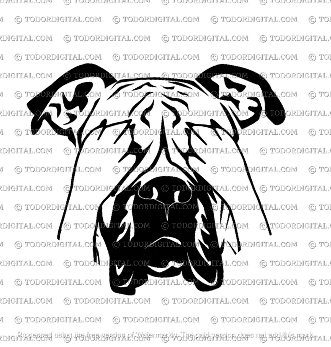 Boxer Svg File - Boxer Dog Clipart - Boxer Dog Cut File - Animals Svg ...