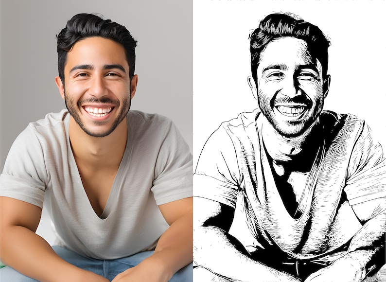 Vector Art Photoshop Action | Vectorize Photo | Photo to Vector VFX ...