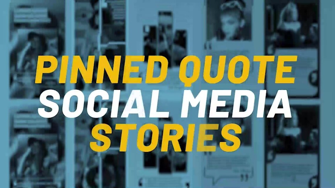 Pinned Quotes Stories - After Effects Template by Todordigital - Etsy