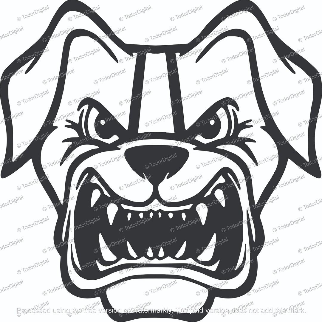 Dog Svg File - Dog Svg - Dog Clipart - Angry Dog Svg - Svg for Cricut ...