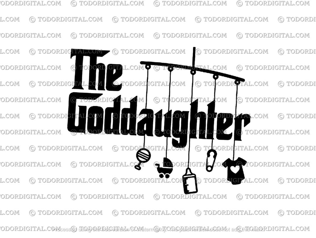 The Goddaughter Svg File Goddaughter Cut File Religious Svg Goddaughter ...