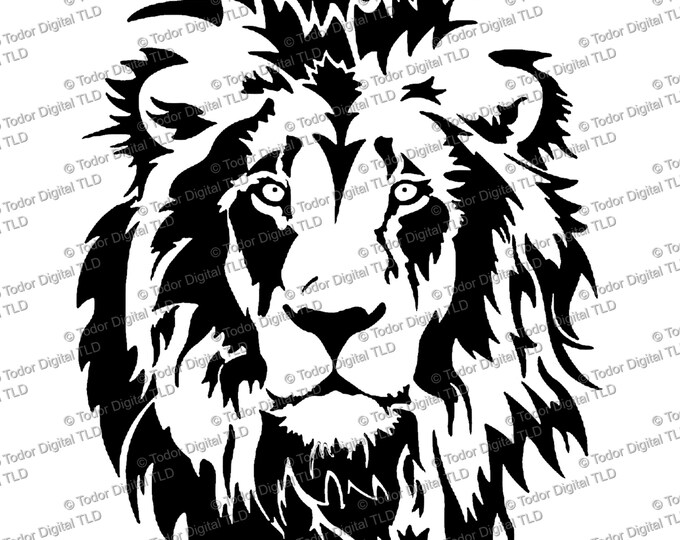 LION SVG BUNDLE/ Lion Head Svg/ Wild Animal Svg/ African Animal/ Zoo ...