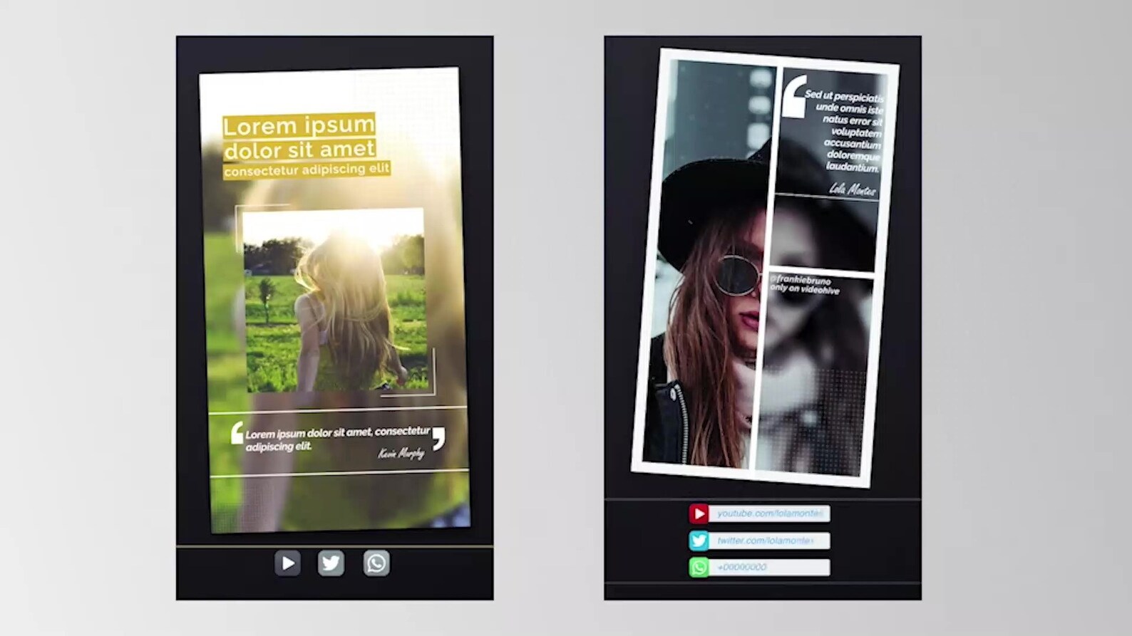 Pinned Quotes Stories - After Effects Template by Todordigital - Etsy