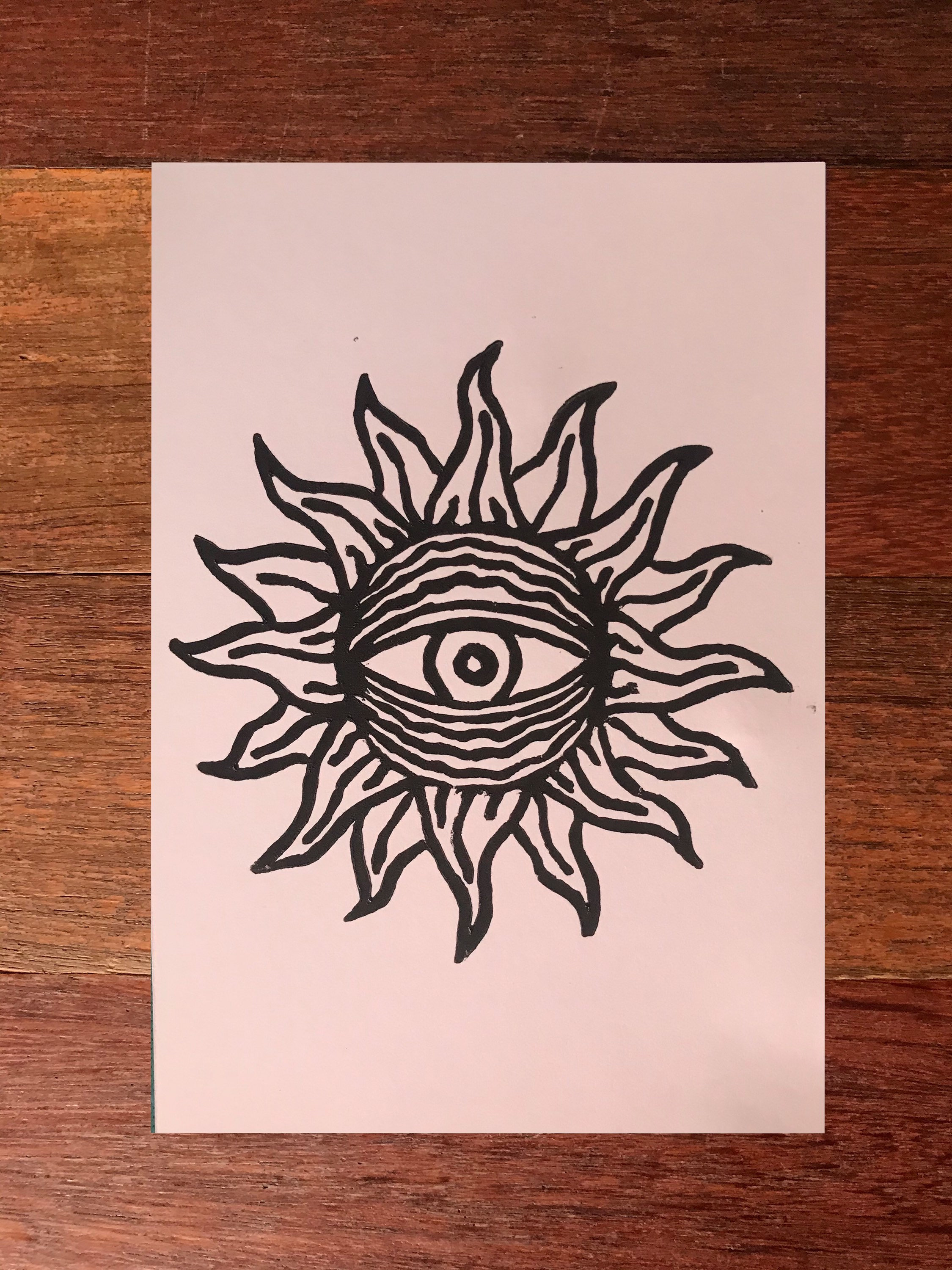 Prints Sun Lino Print Art & Collectibles etna.com.pe