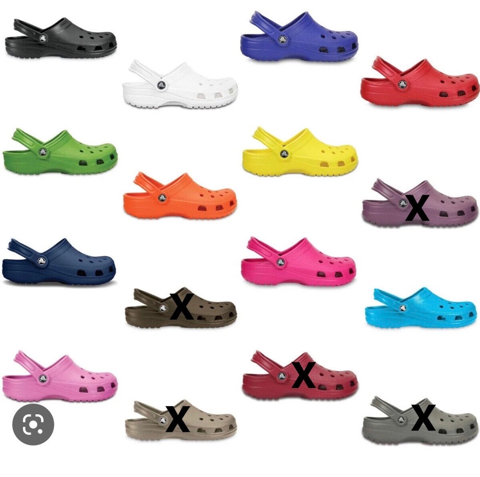 CUSTOM Color Me Please Denim Bling Crocs - Etsy