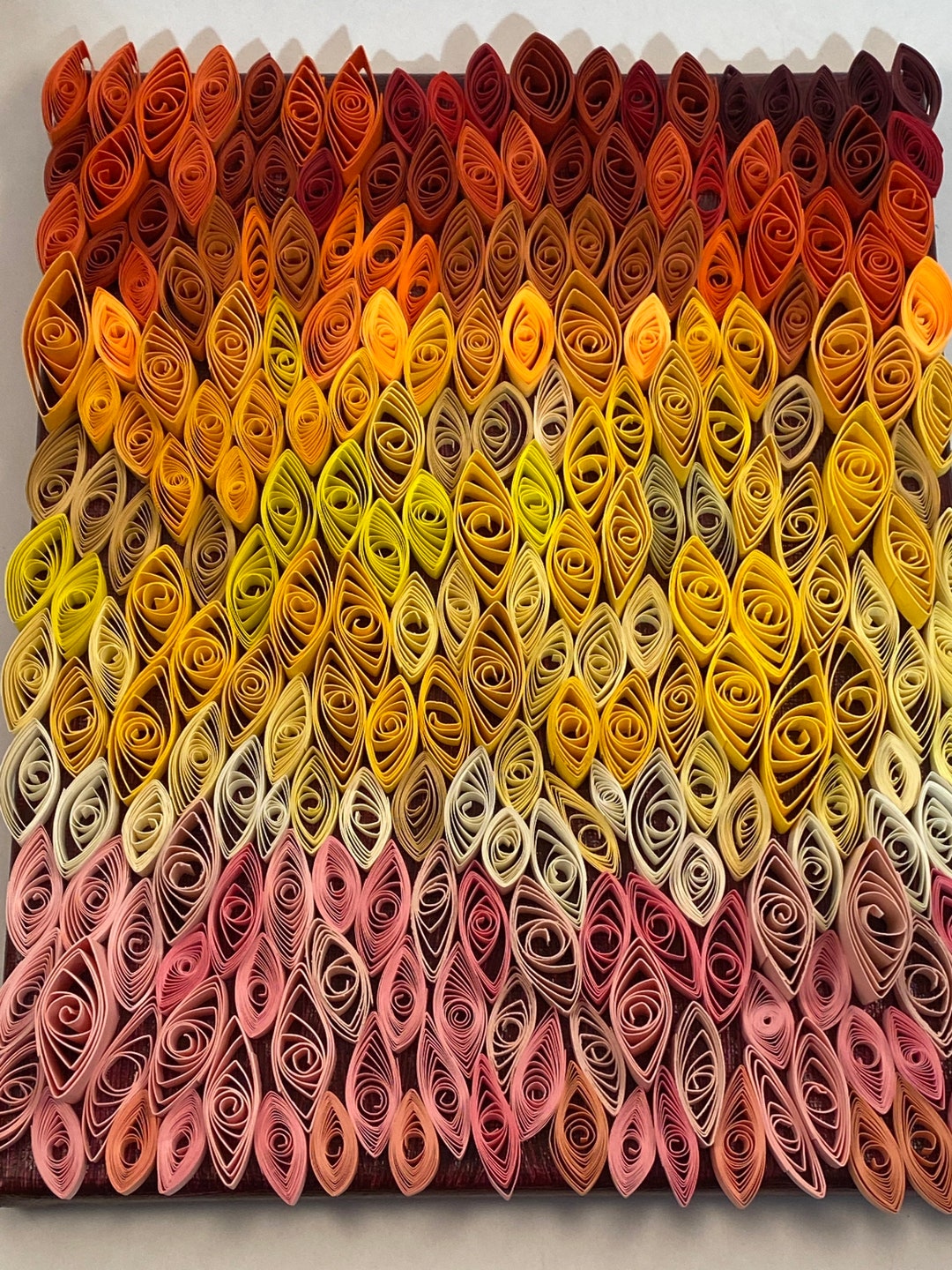 Abstract Quill - Sunrise - Etsy