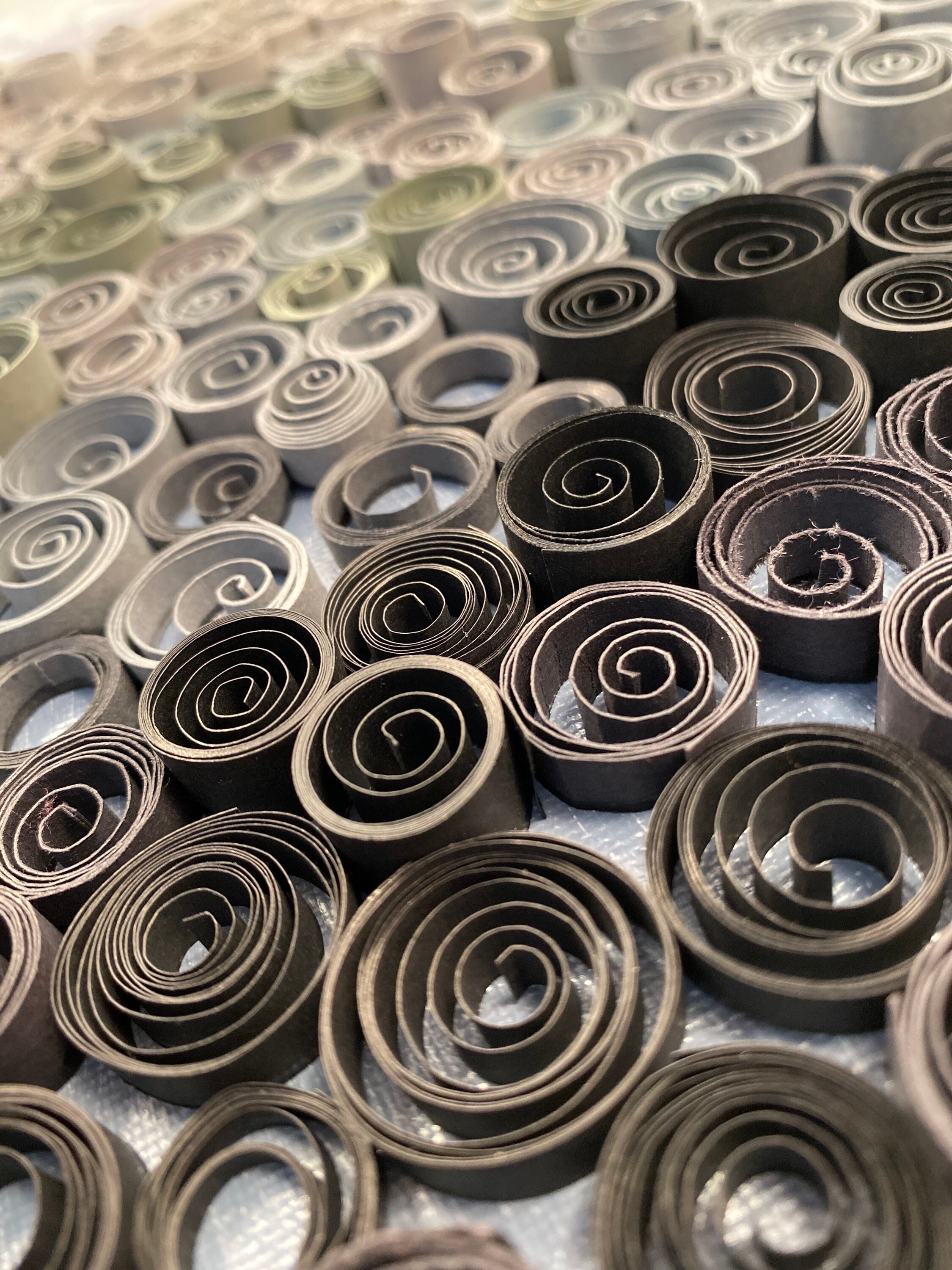 Abstract Quill - Black and White - Etsy