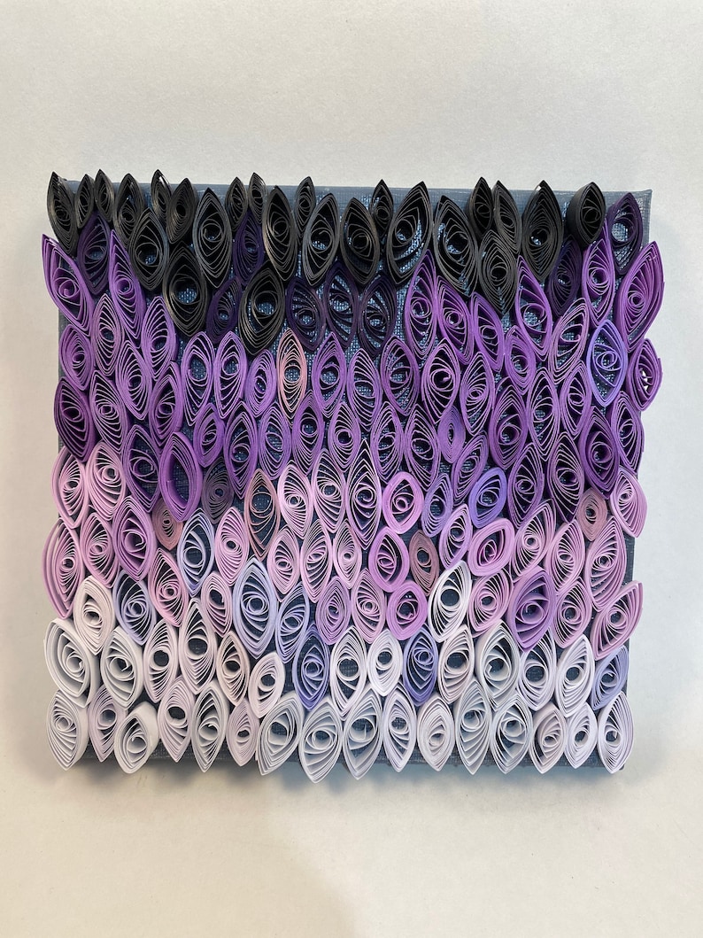 Abstract Quill - Purple - Etsy