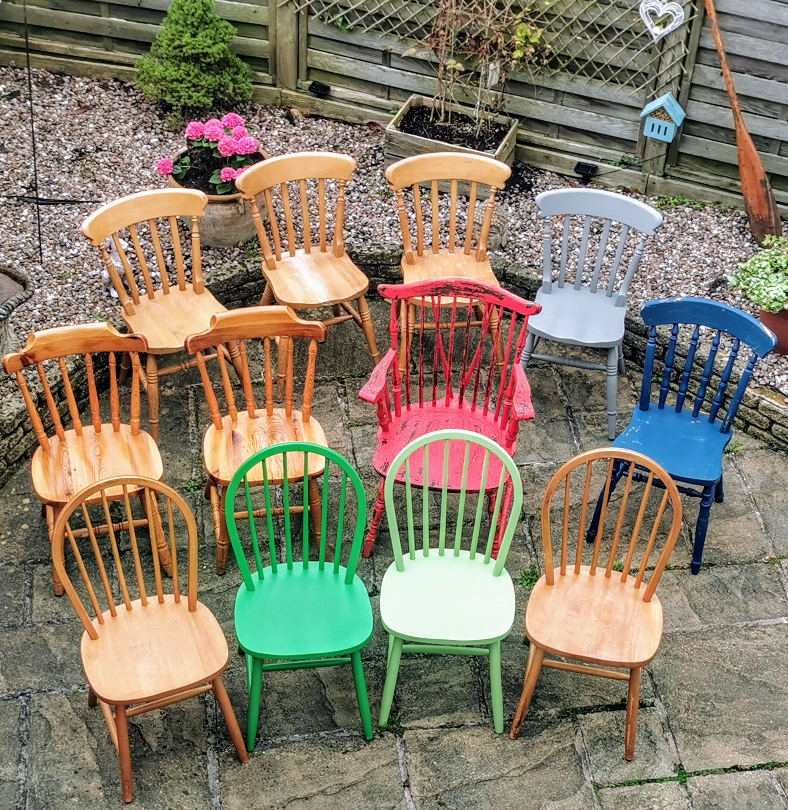 Painted dining chairs store