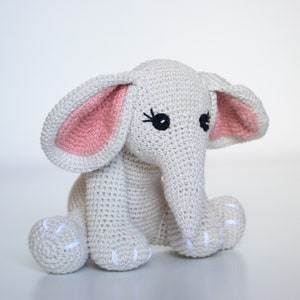 Elephant Crochet Pattern, Easy Amigurumi Tutorial in English - Etsy