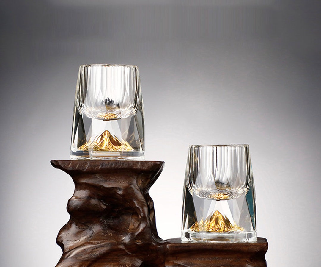 Handmade Crystal Elegance Vodka Glass - Etsy