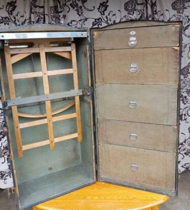 Vintage Belber Steamer Upright Trunk Patent 1911 Through 1916 - Etsy