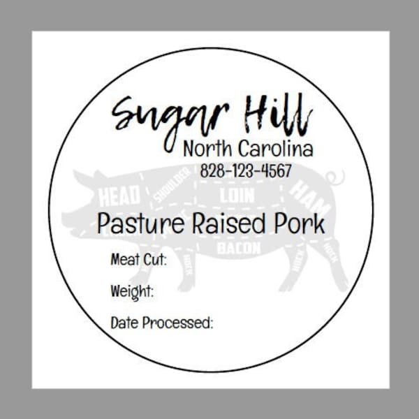 Meat Packaging Stickers - Etsy