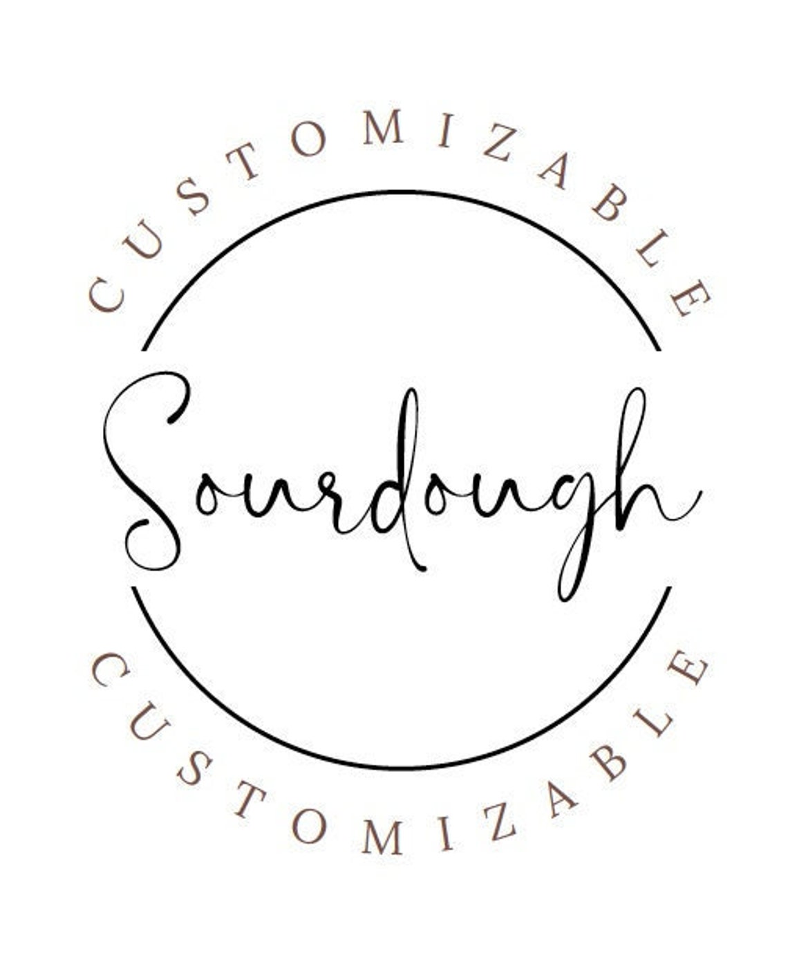 Customizable Sourdough Bread Label Fresh Bread Starter - Etsy