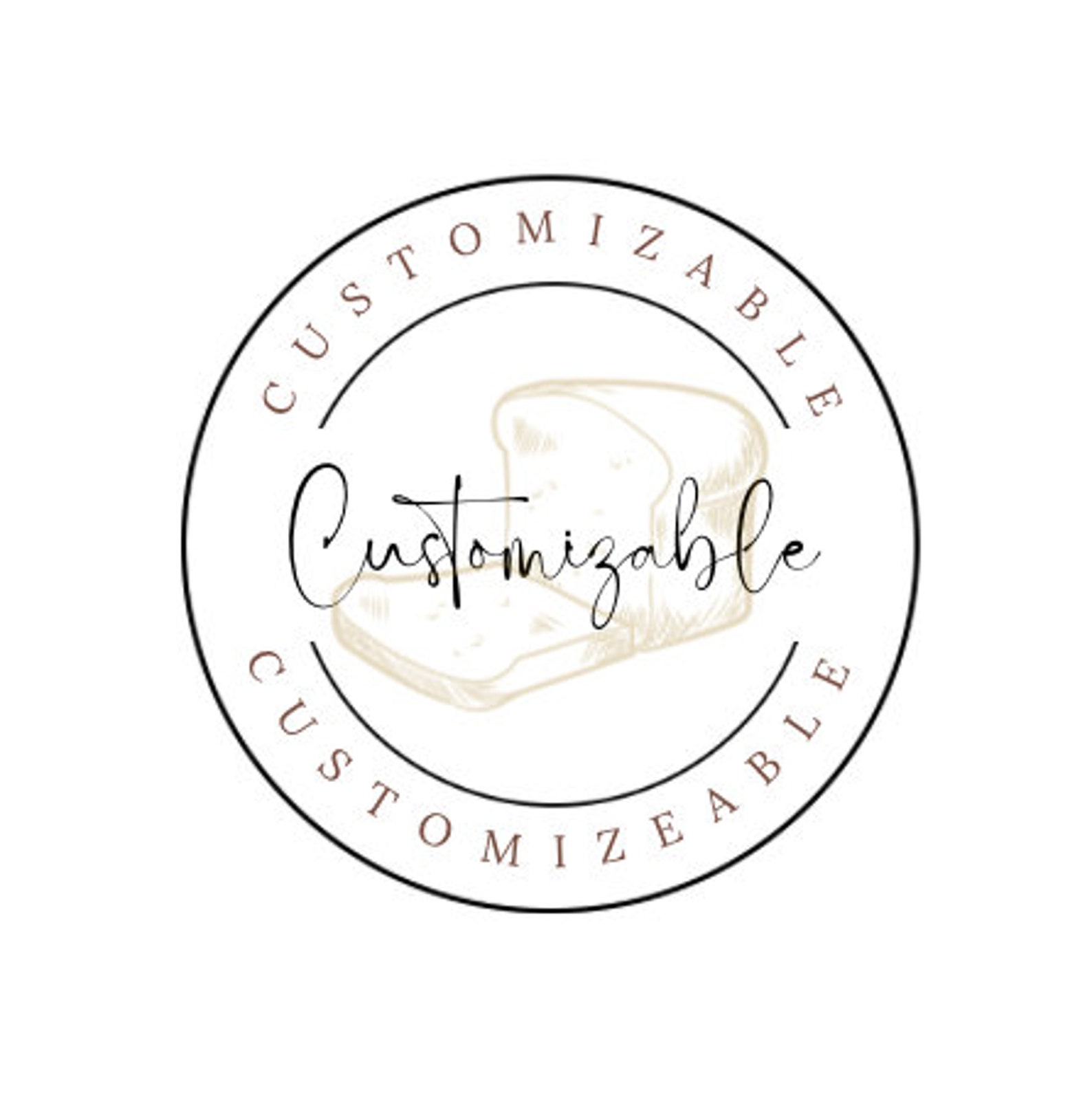 Customizable Bread Label - Fresh Bread - Bread Labels - Whole Wheat ...