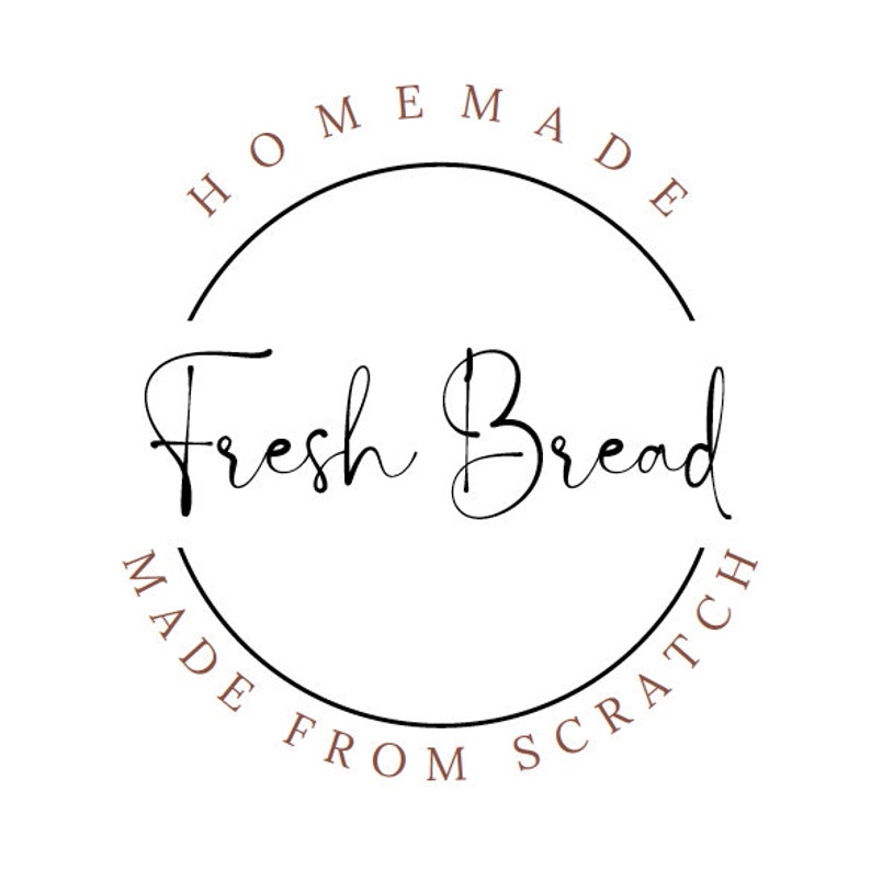 Homemade Bread Label - Fresh Bread - Bread - Loaf Labels - Bread Labels ...