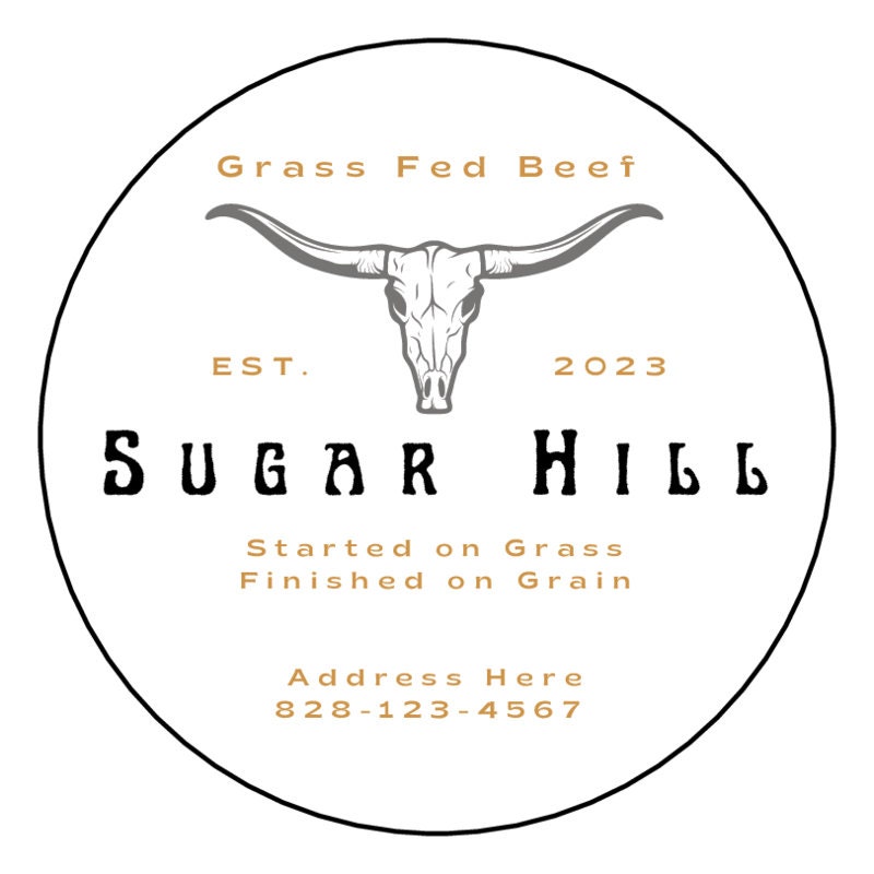 Meat Labels Meat Processing Fresh Meat Labels Beef Label Custom Meat ...