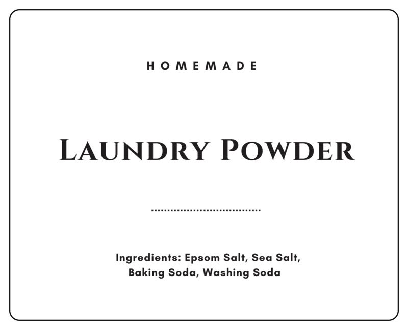 Printed Laundry Labels Homemade Laundry Labels Farm Labels Printed ...