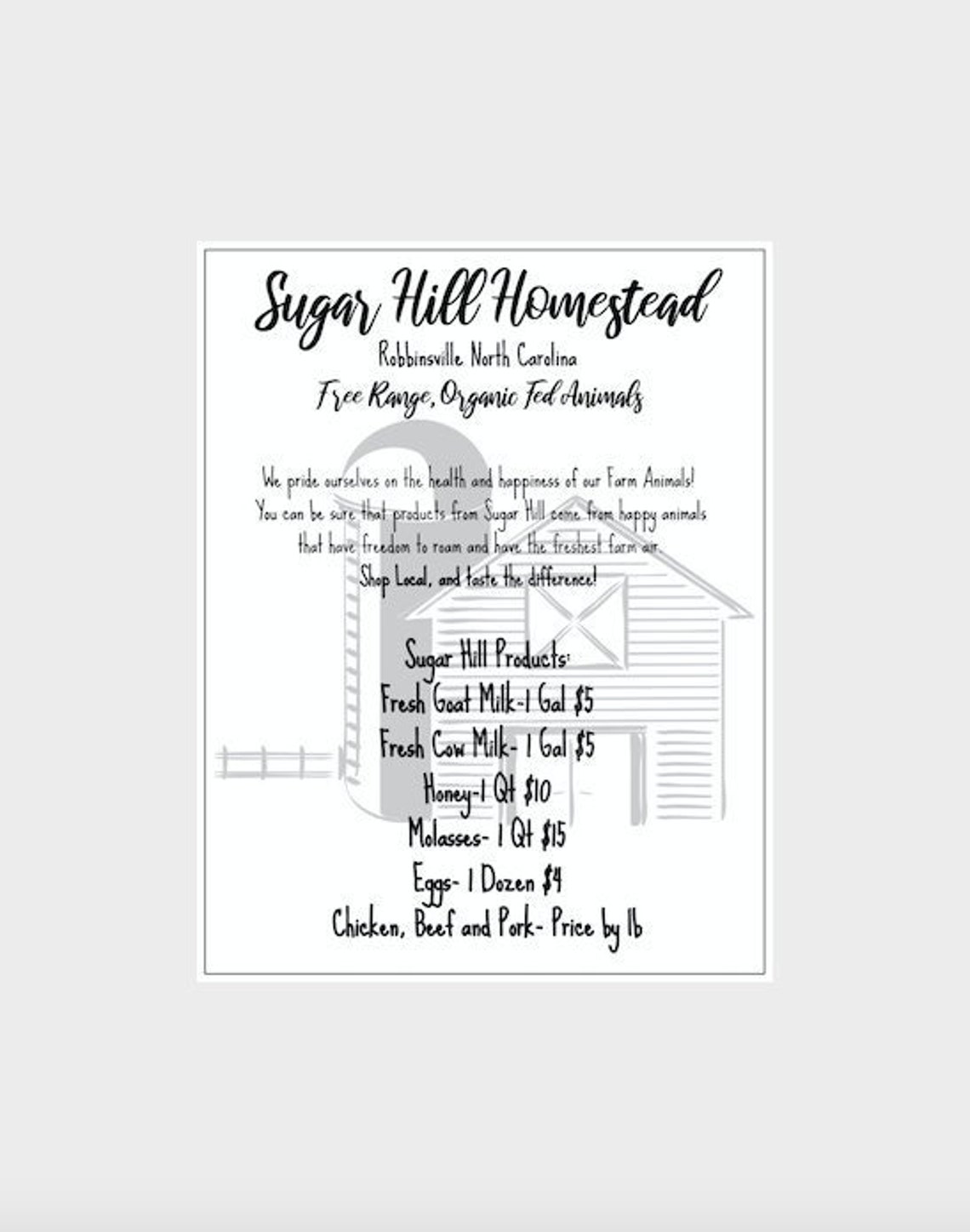 Market Signs Booth Display Sign Digital Market Sign Product Labels ...