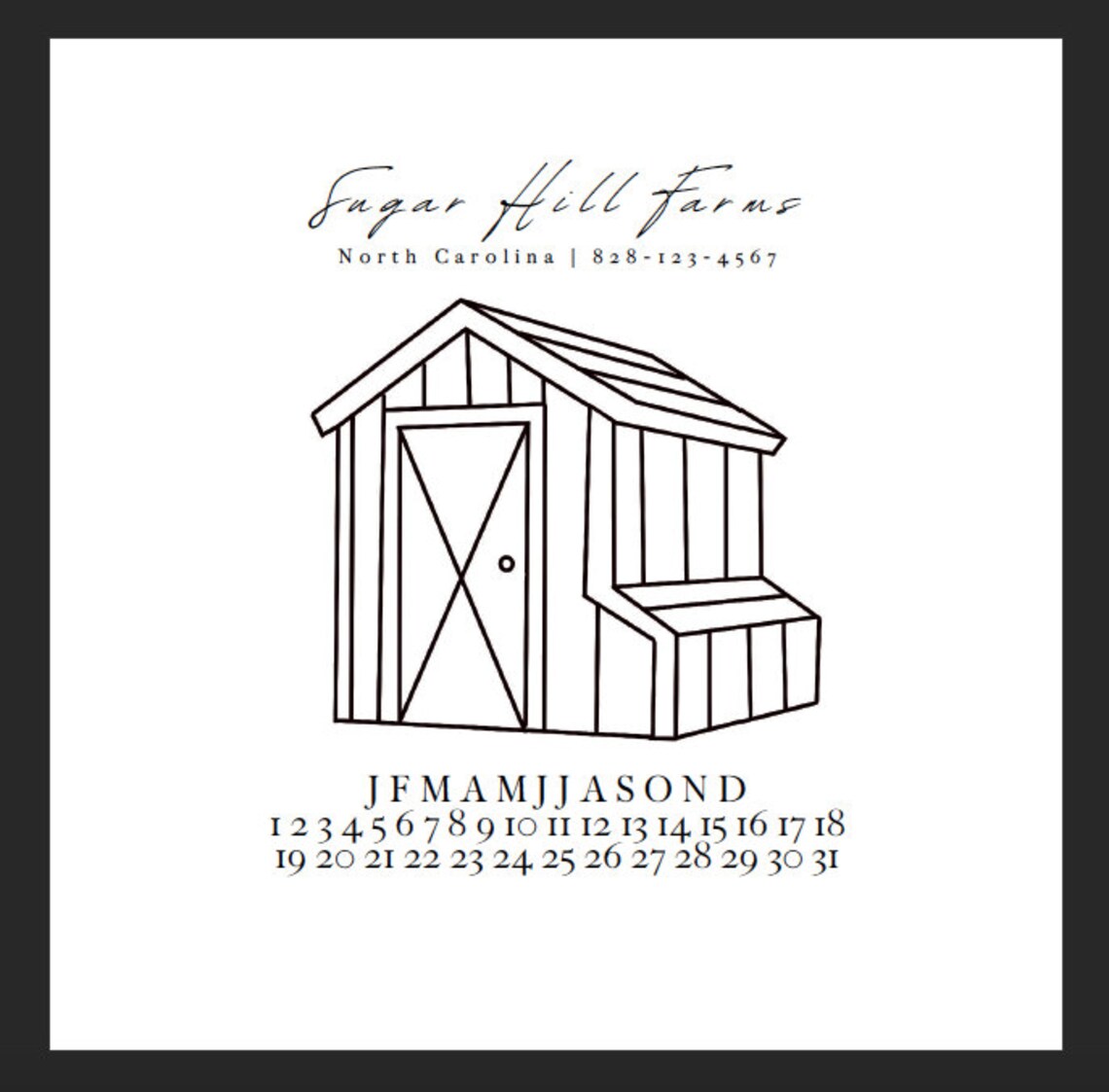 Farm Labels Printed Farm Labels Round Farm Label Farm - Etsy