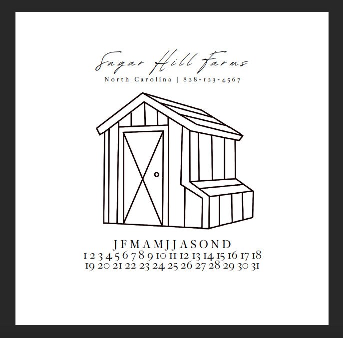 Farm Labels Printed Farm Labels Round Farm Label Farm - Etsy