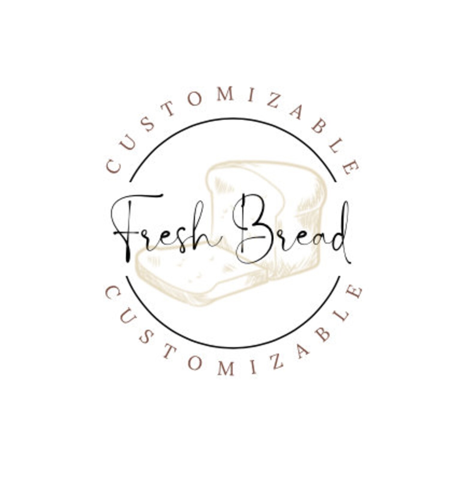 Customizable Bread Label - Fresh Bread - Bread Labels - Whole Wheat ...